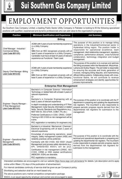 Engineer/Deputy Manager – IT Risk Management Jobs 2025 | Updated ...